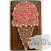 DIY Mini Ice Cream Cone String Art Kit - Etsy