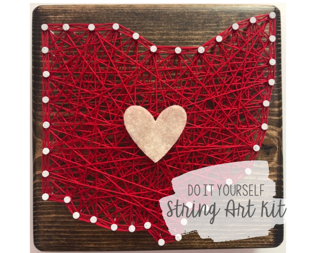 DIY Ohio String Art Kit - Etsy