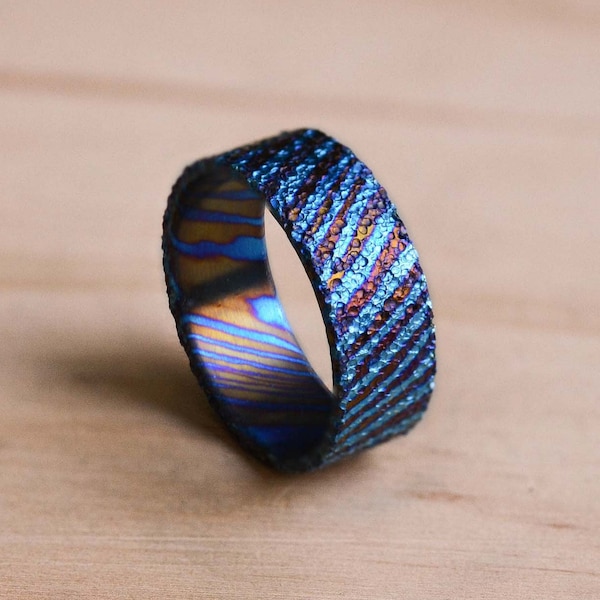 Timascus Signet Ring - Etsy