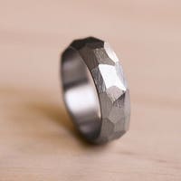 Minimal Domed Knurled Titanium 6mm Ring: the MCA. Slight Dome With ...