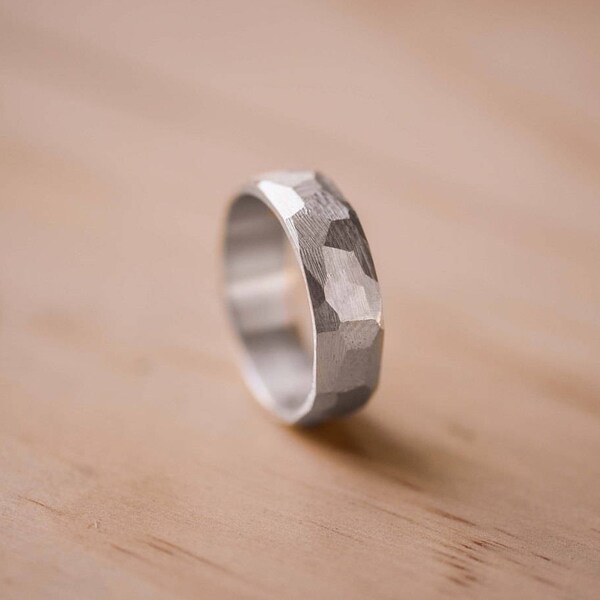 Rough Texture Ring - Etsy