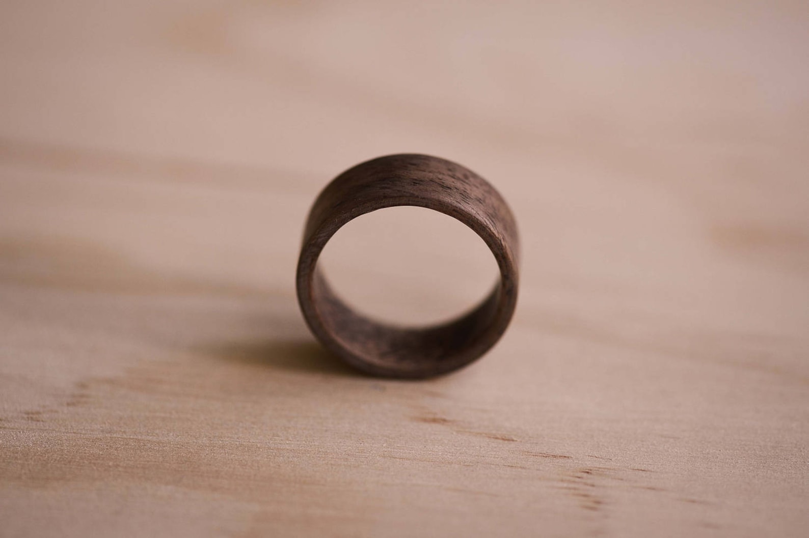 Claro Walnut Bentwood Ring Wooden Ring - Etsy