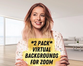 Neutral Wall Zoom Background Pack Virtual Backgrounds, Online Zoom ...