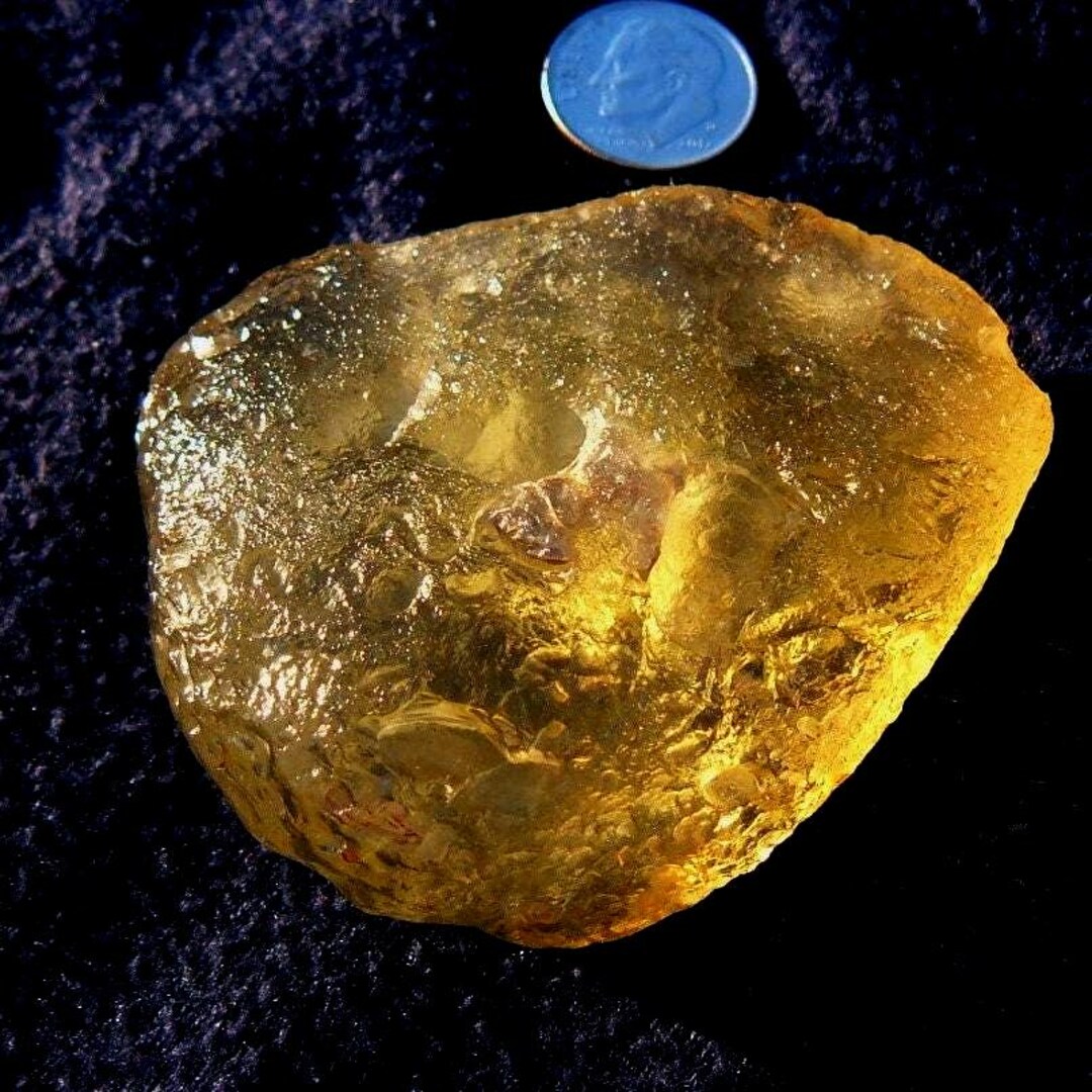 475 Crt Libyan Desert Glass (dark ) Meteorite Impact Tektit |egypt ...