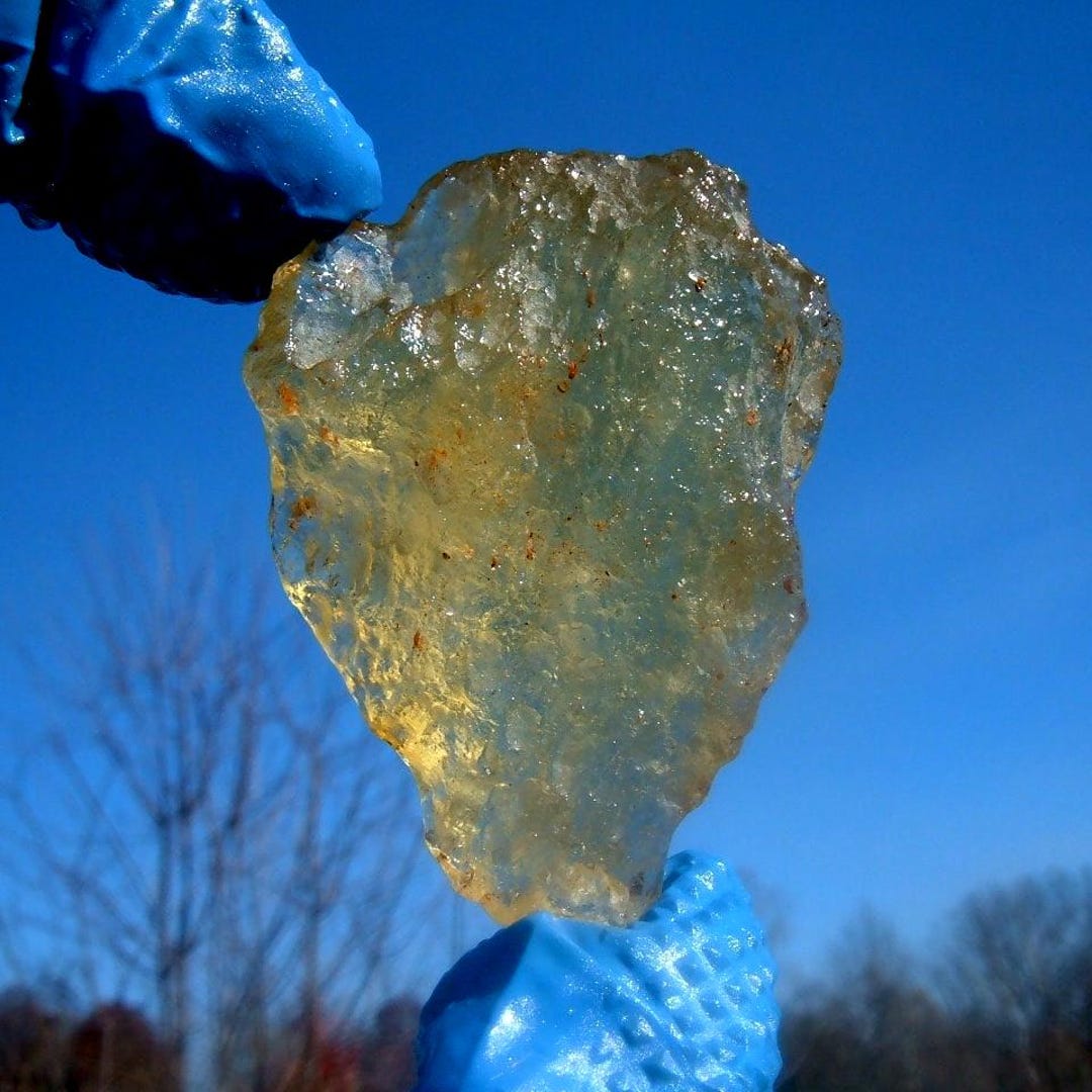 155 Crt Libyan Desert Glass (yellow Gem) Meteorite Impact Tektite ...