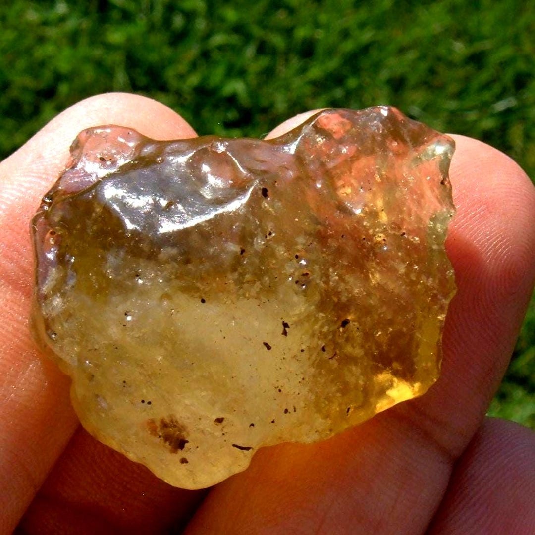 92 Crt Libyan Desert Glass Meteorite Impact Tektite Cintamani Healing ...