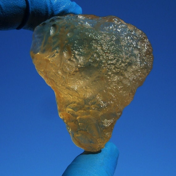 360 Carat Libyan Desert Glass Top Glass Meteorite Imp… - Gem