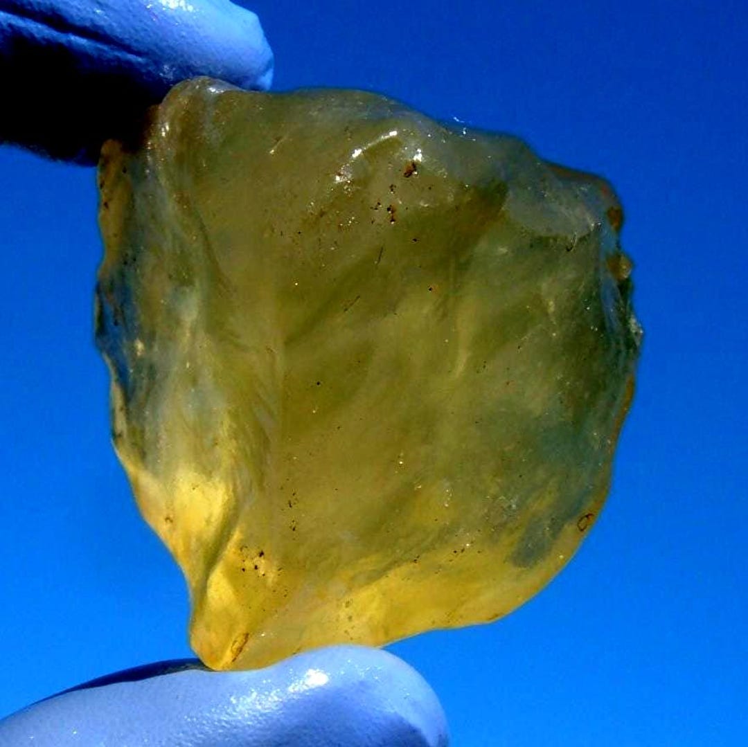 300 Crt Libyan Desert Glass (super -gem A+ ) Meteorite Impact Tektite ...