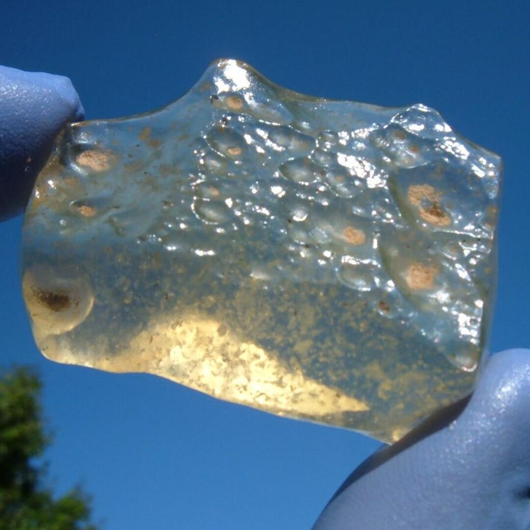 140 Crt Libyan Desert Glass Super Gem Meteorite Impact Tektite Egypt ...