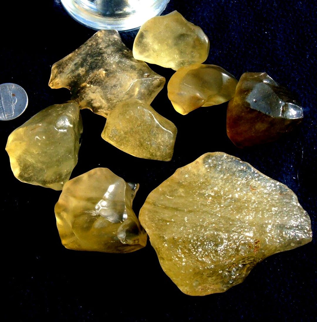 1500 Crt Libyan Desert Glass( Grade A+) Meteorite Impact Tektite ...