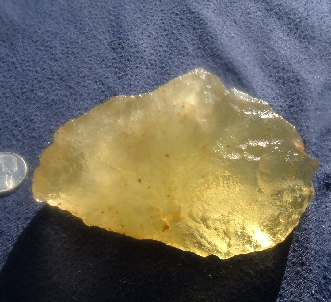 1285 Carat Libyan Desert Glass Super Yellow Gem Meteorite Impact ...