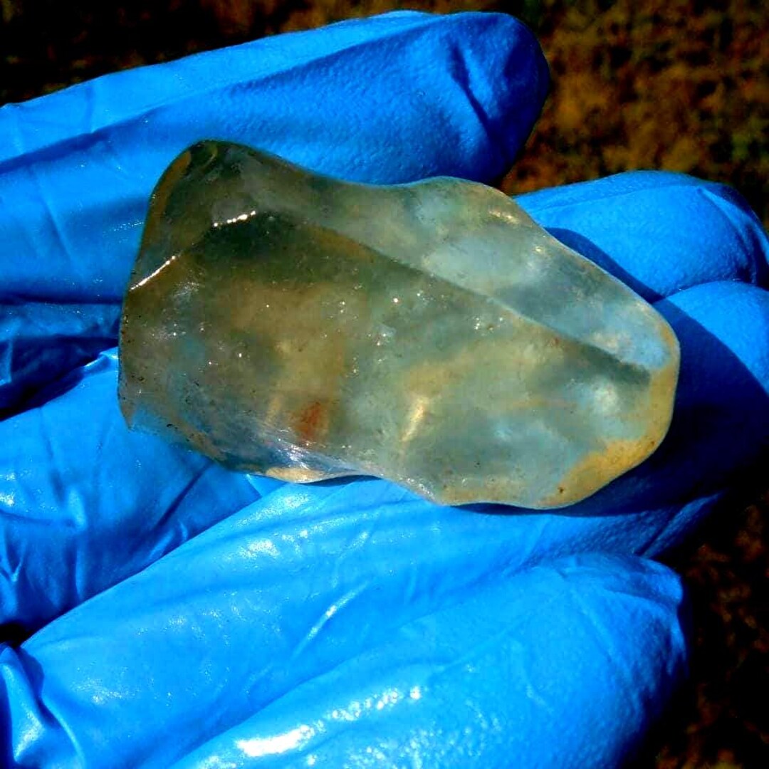 115 Crt Libyan Desert Glass (yellow Gem AAAA+) Meteorite Impact Tektite ...