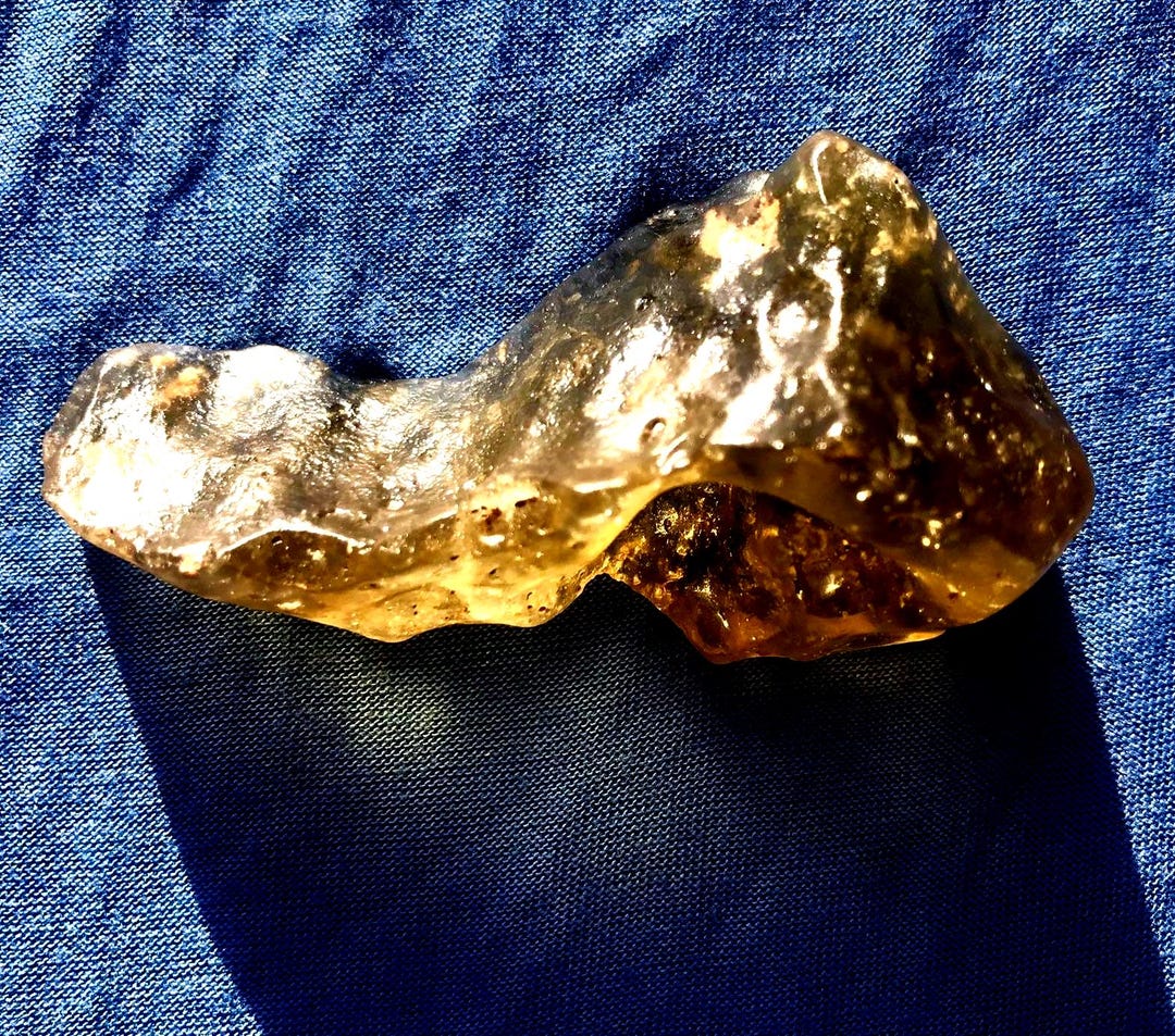 275 Crt Libyan Desert Glass Very Dark Meteorite Impact Tektite ...