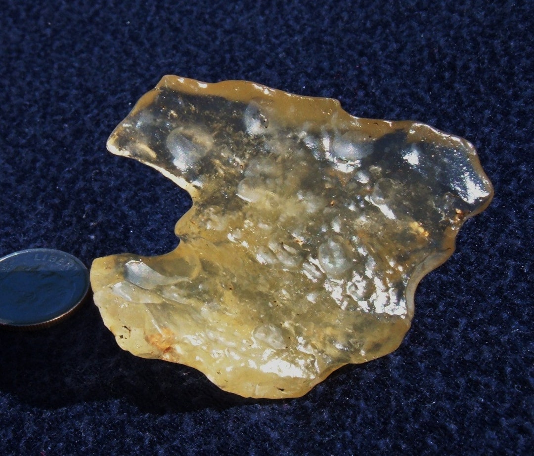 120 Carat Libyan Desert Glass Meteorite Impact Tektite Pre Historic ...