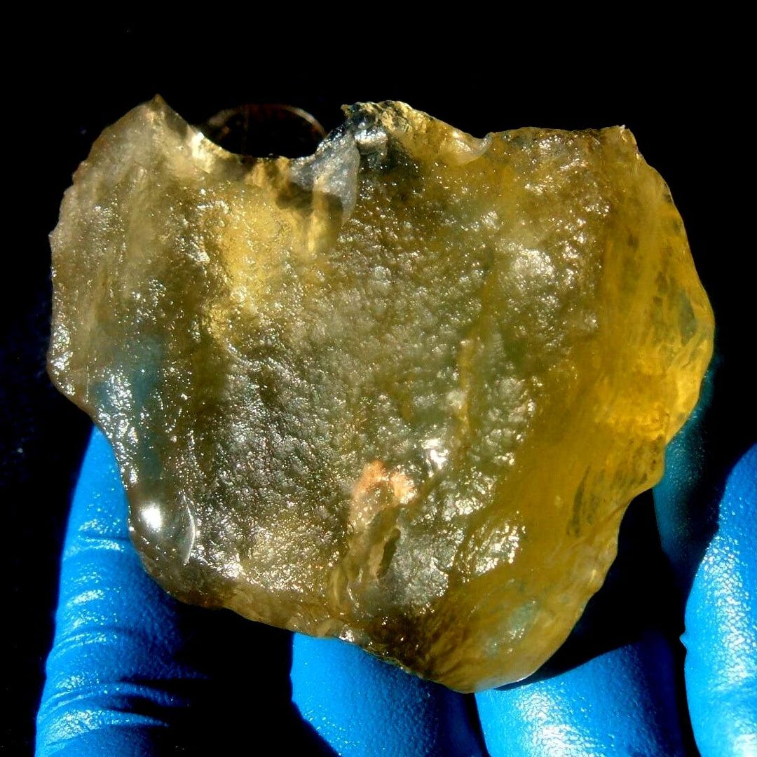 466 Crt Libyan Desert Glass(gem Crystal) Meteorite Impact Tektite ...