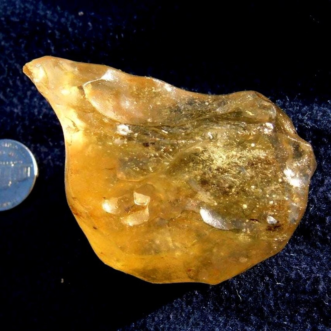 550 Crt Libyan Desert Glass Meteorite Impact Tektite |egypt Sahara ...