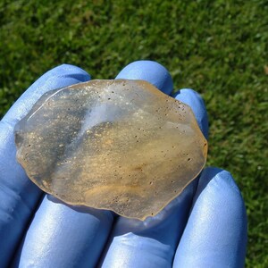 Libyan Desert Glass 88 Carat Meteorite Impact Tektite Cintamani Healing ...