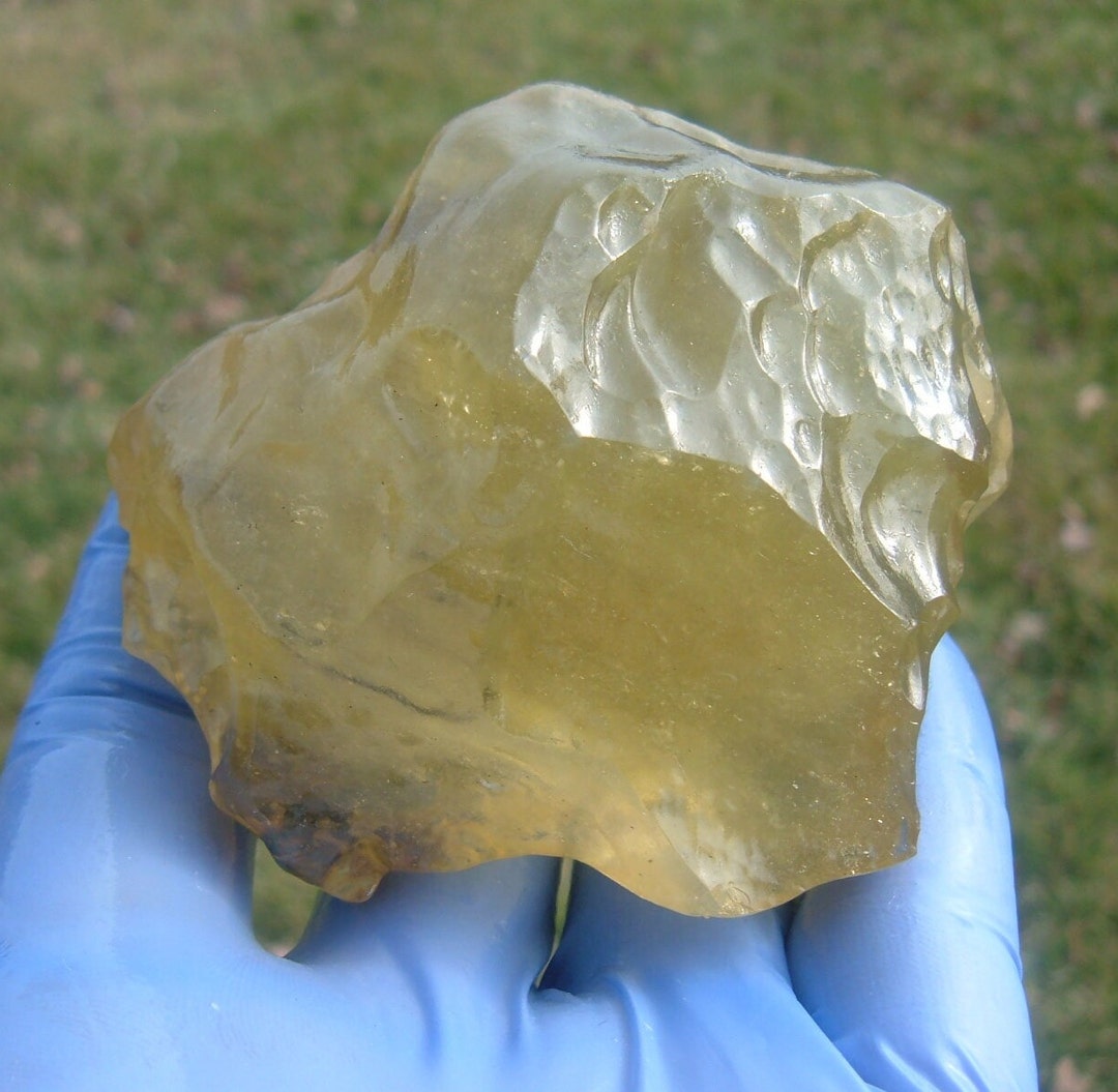Libyan Desert Glass 1525 Carat Meteorite Impact Tektite Cintamani ...