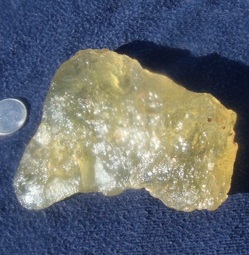 1110 Carat Libyan Desert Glass Flat Yellow Gem Meteorite - Etsy