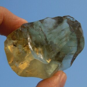 280 Carat Gem Libyan Desert Glass Gold Meteorite Impact Tektite ...