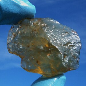 100 Crt Libyan Desert Glass Dark Flat Meteorite Impact Tektite egypt ...