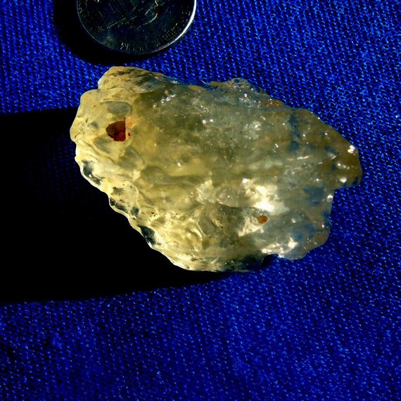 120 crt Libyan Desert Glass (Gem- yellow ) gold Met… - Gem