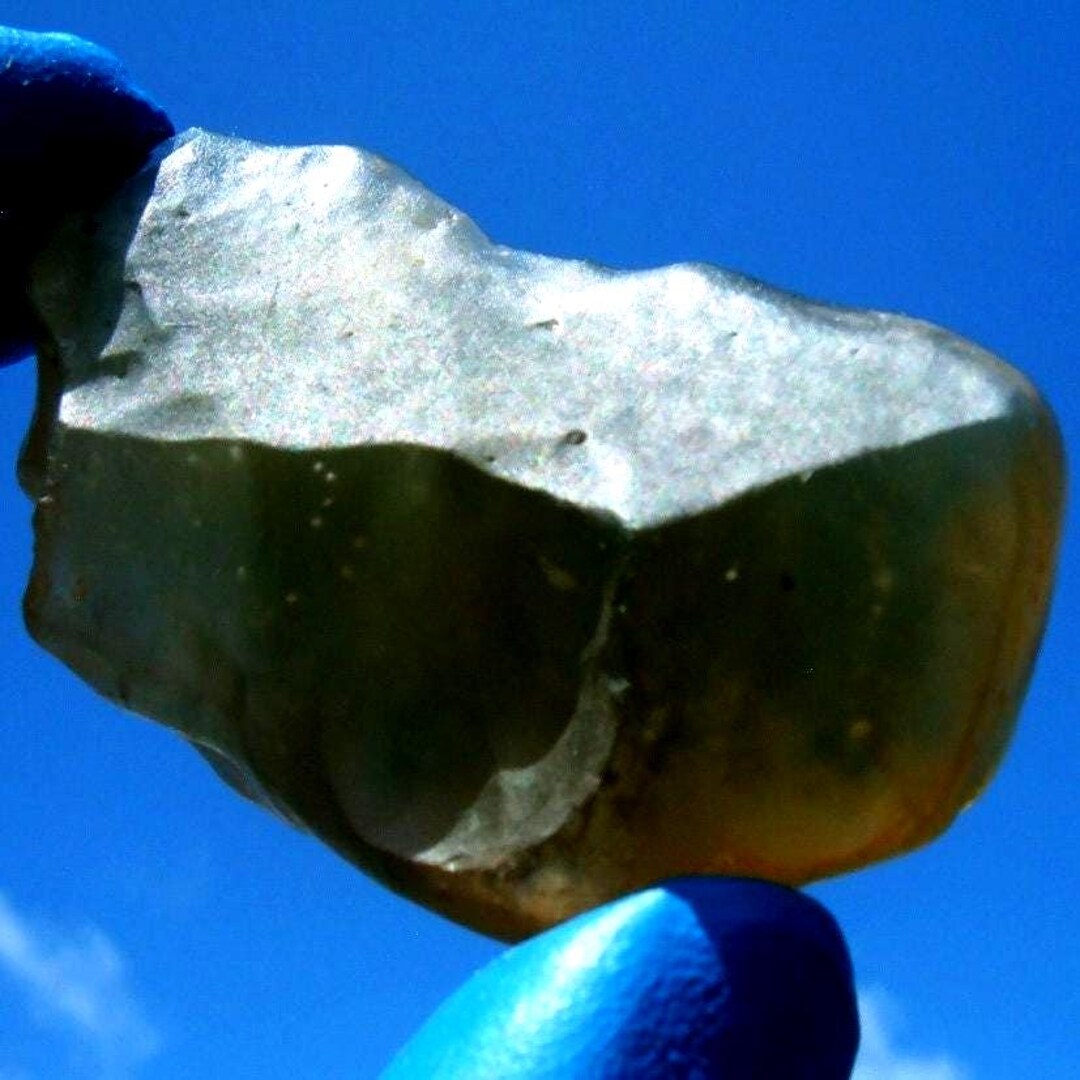 147 Crt Libyan Desert Glass Gold Meteorite Impact Tektite |egypt Sahara ...
