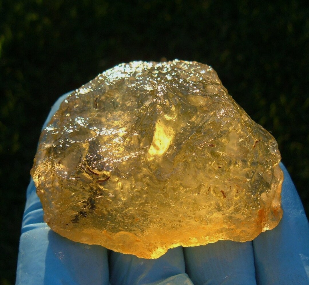 625 Crt Libyan Desert Glass super Clear Meteorite Impact Tektite egypt ...