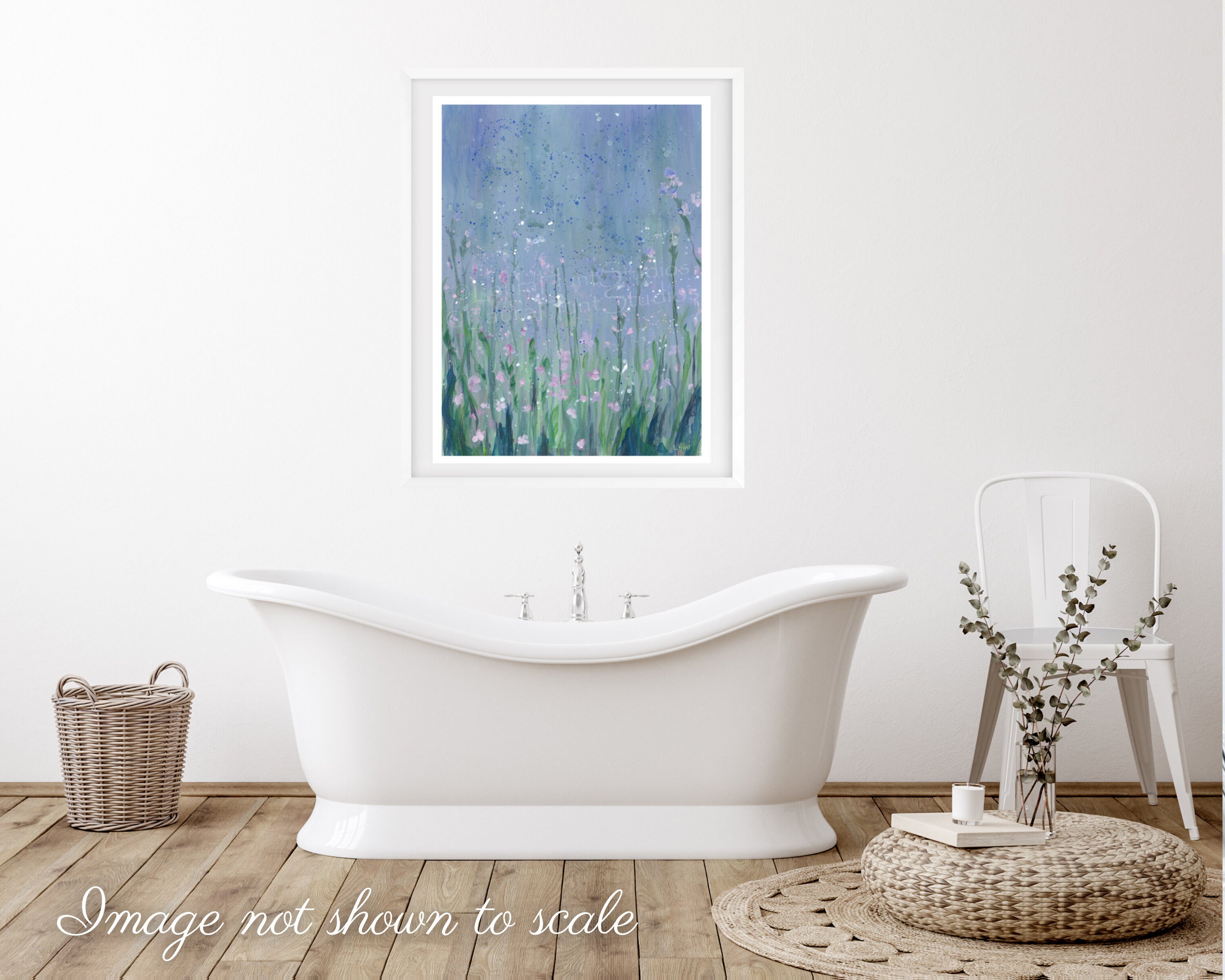 Bathroom Rain Decor Large Wall Art Abstract Wall Art - Etsy.de