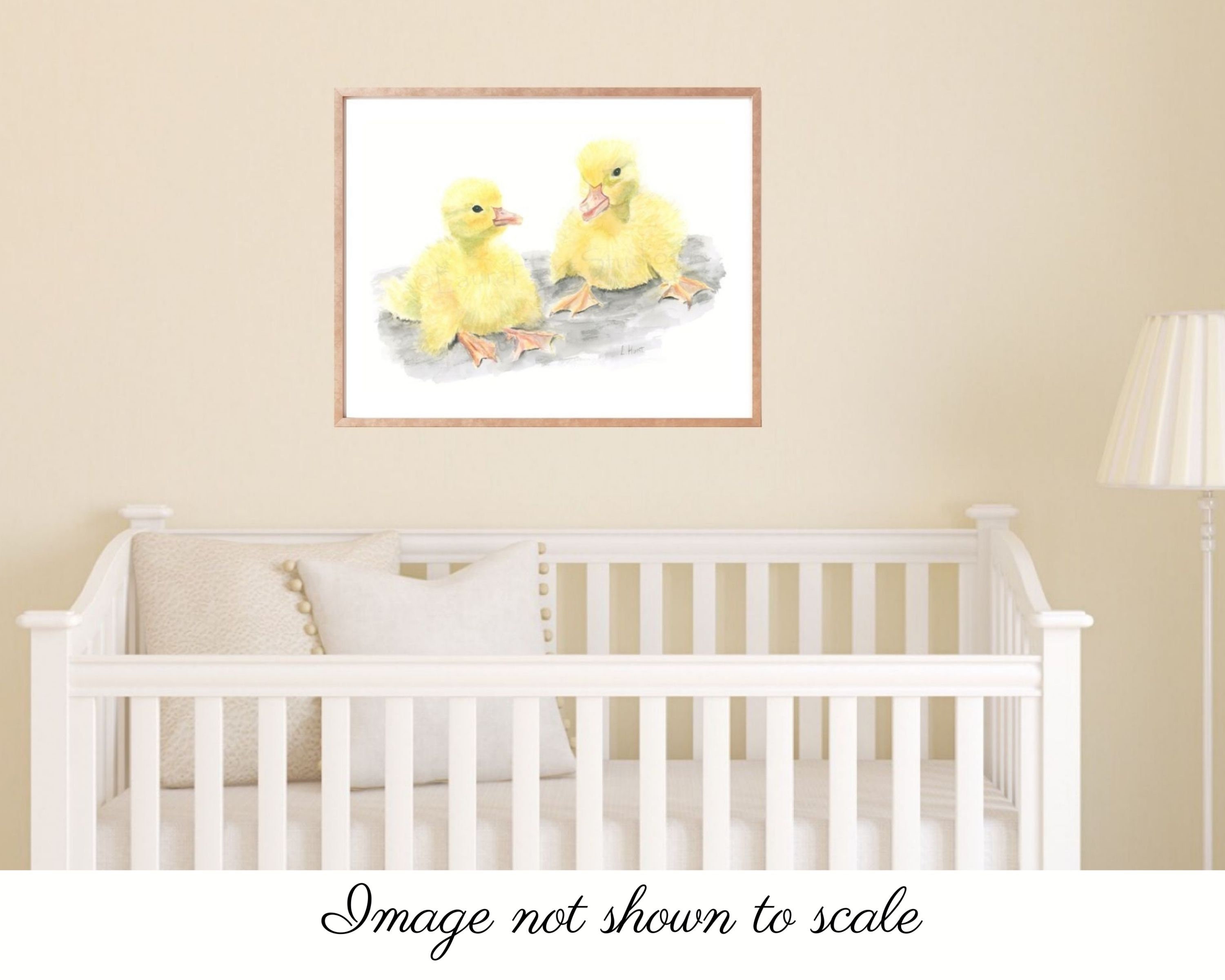 Ducklings Print, Duck Print, Nursery Wall Art, Cute Ducks, Watercolor ...