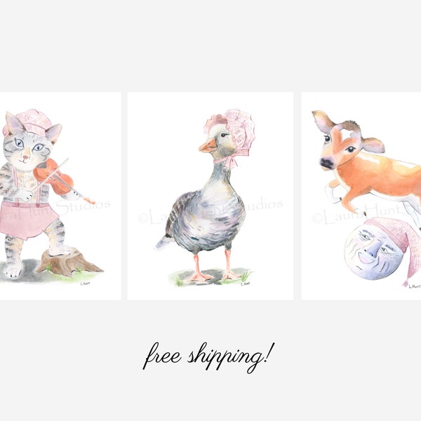 Mother Goose Prints - Etsy