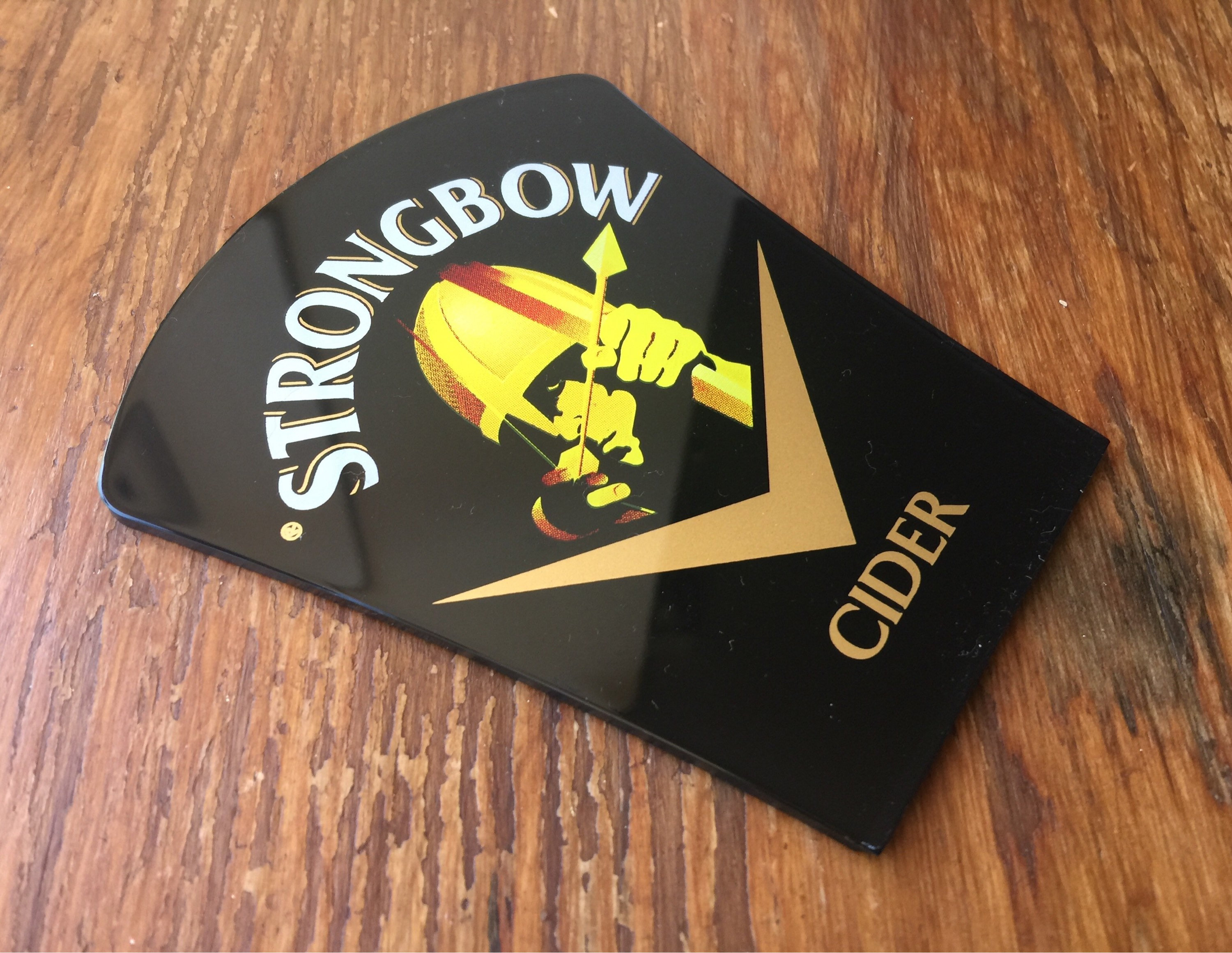 Strongbow Cider, Plastic Insert for Bar Tap Font / Light. Bulmer's ...