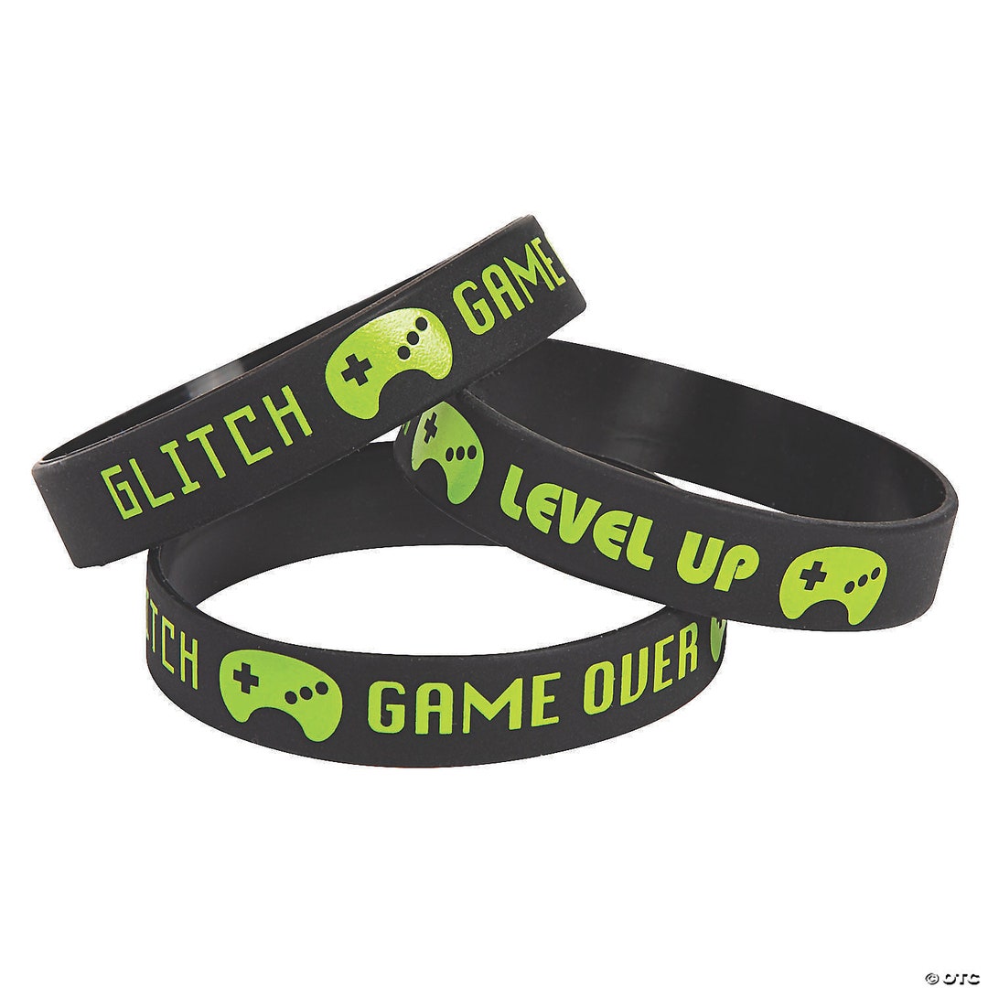 Pack of 12 - Gamer Sayings Bracelets - Gaming Party - Etsy