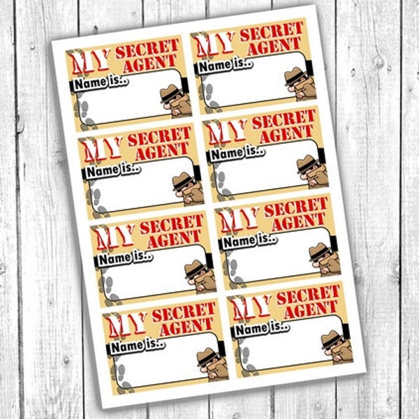 Secret Agent Party - Etsy