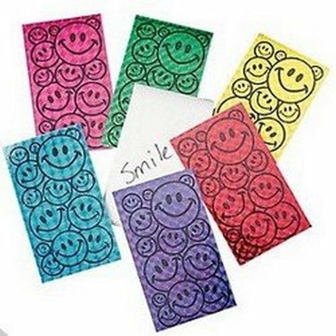 Pack of 12 Laser Smile Face Notepads Party Bag Fillers - Etsy