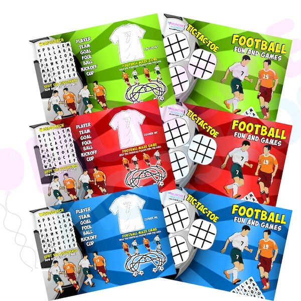 Football Party Bag Fillers - Etsy UK