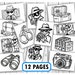 12 Top Secret Agent Spy Colouring Pages for Kids, Colouring Pages ...