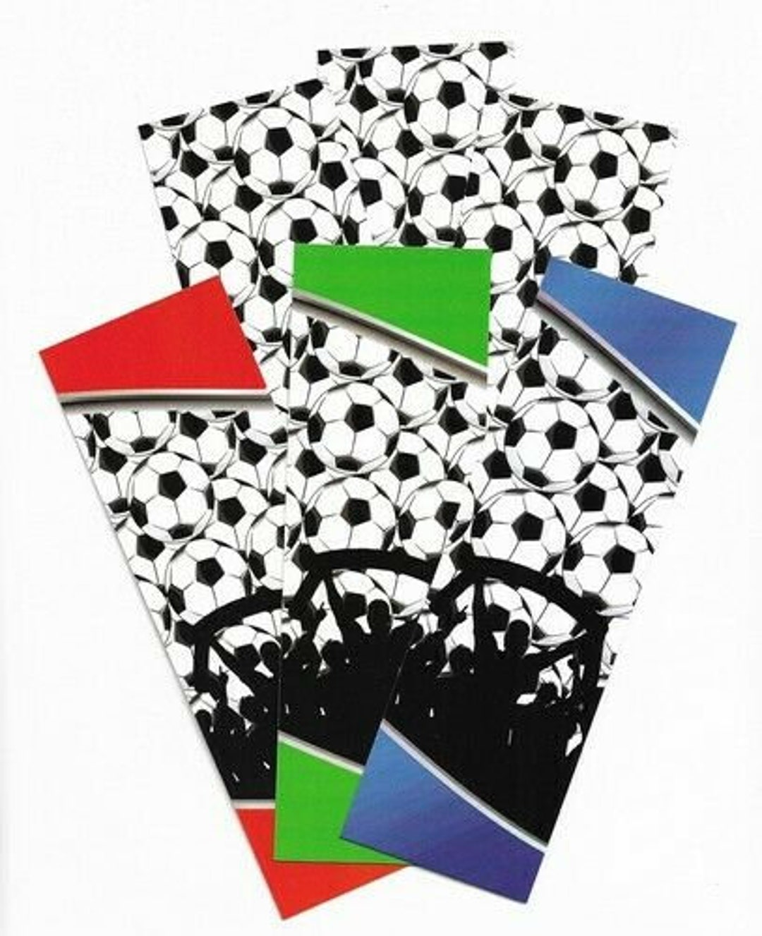 Pack of 12 - Football Soccer Themed Bookmarks for Sports Fans - Etsy UK