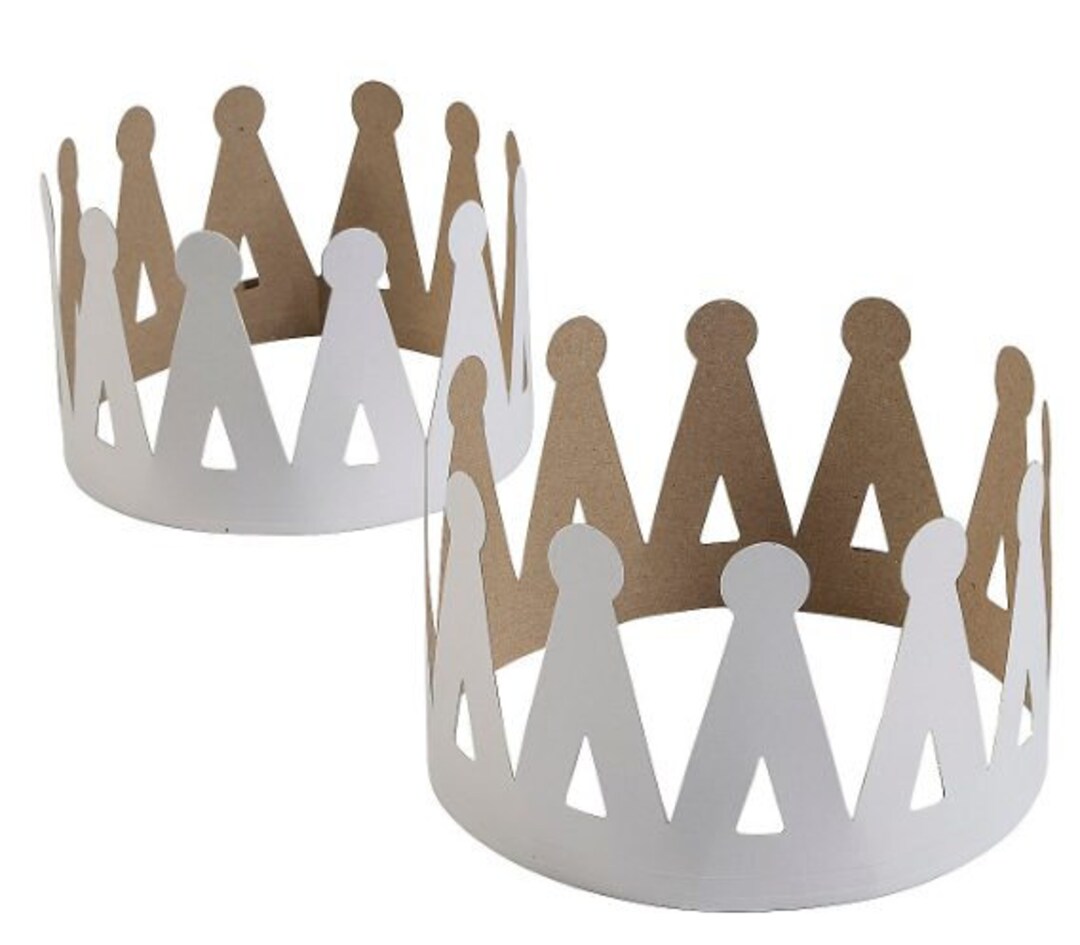 50 Design Your Own Blank Card Crowns to Colour & Decorate | Crown ...