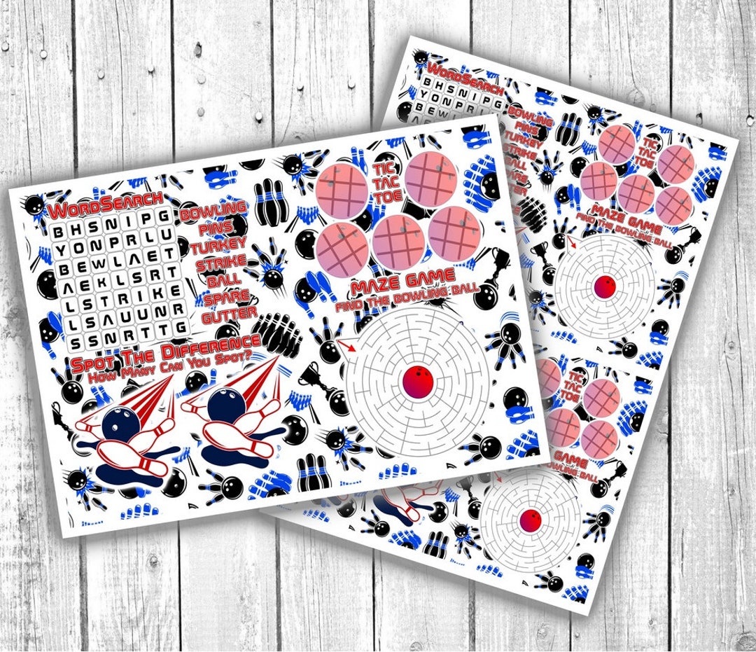 Ten Pin Bowling Activity Sheet, Printable Activity, Ten Pin Bowling ...