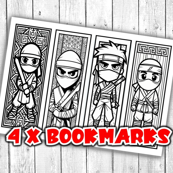 Ninjago Bookmarkers - Etsy