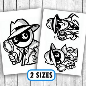 12 Top Secret Agent Spy Colouring Pages for Kids, Colouring Pages ...