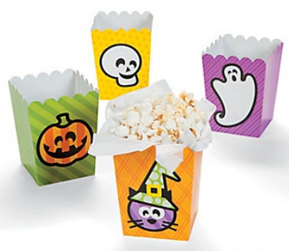 Popcorn Tub Free Horror Popcorn Template For Halloween Movie Night ...