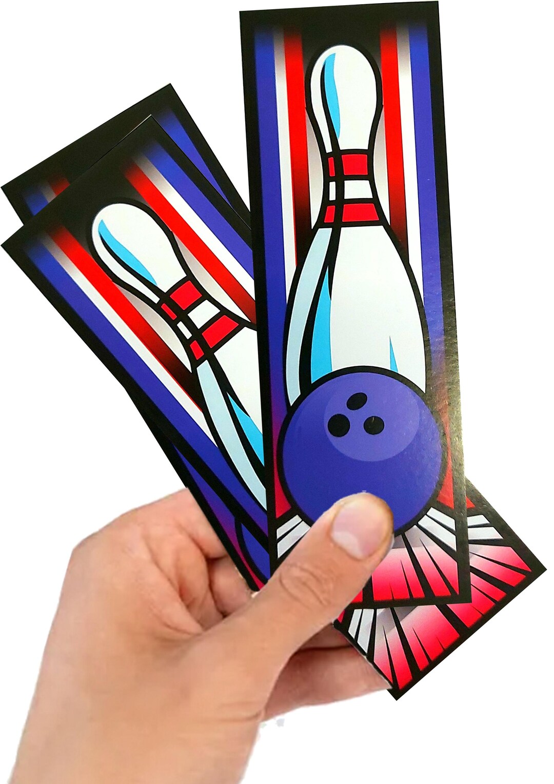 Pack of 12 - Ten Pin Bowling Bookmarks - Fun Accessories for Bowling ...