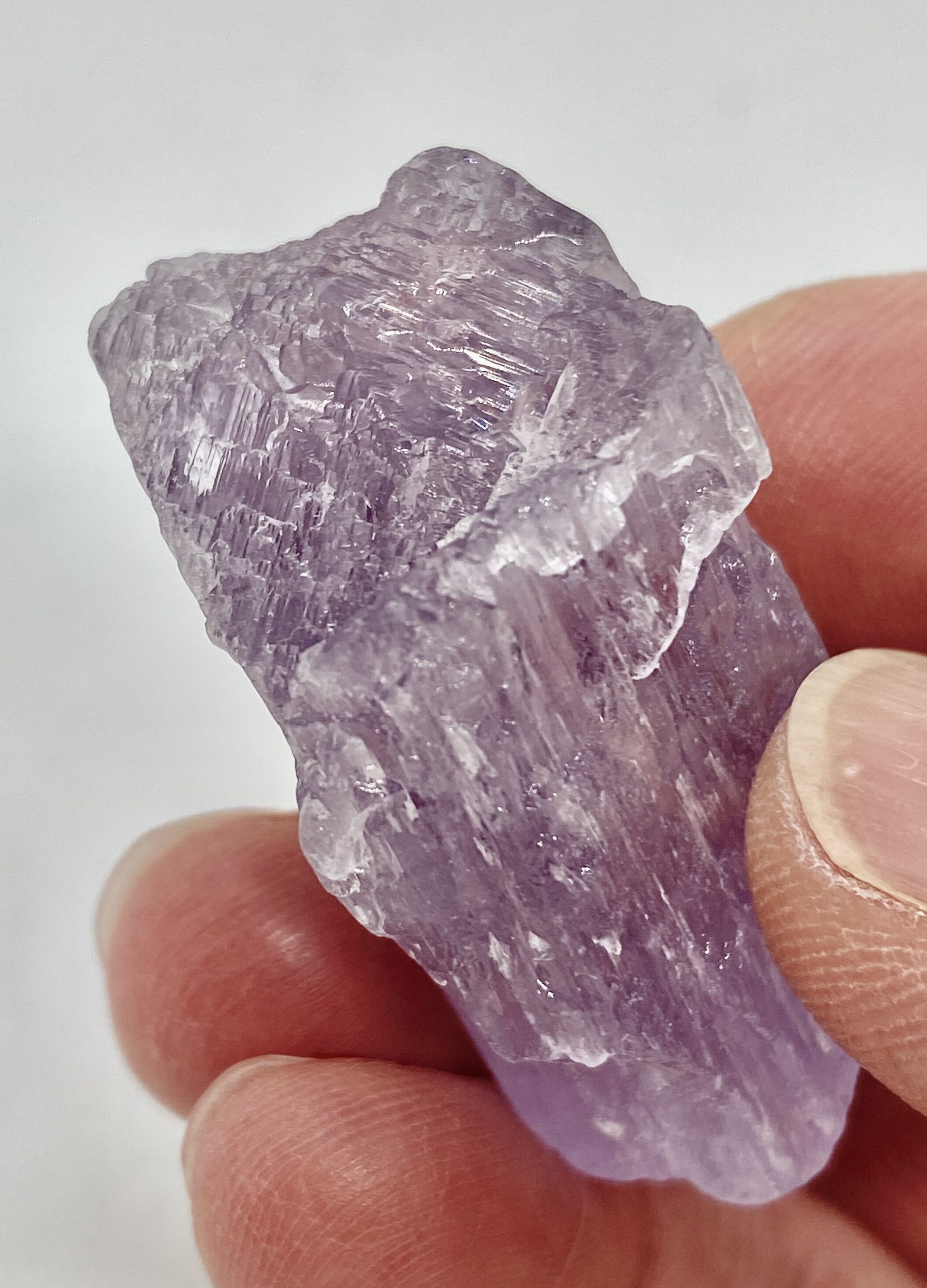 Kunzite Elestial Lilac Crystal Natural Rough Afghanistan, Kunzite ...