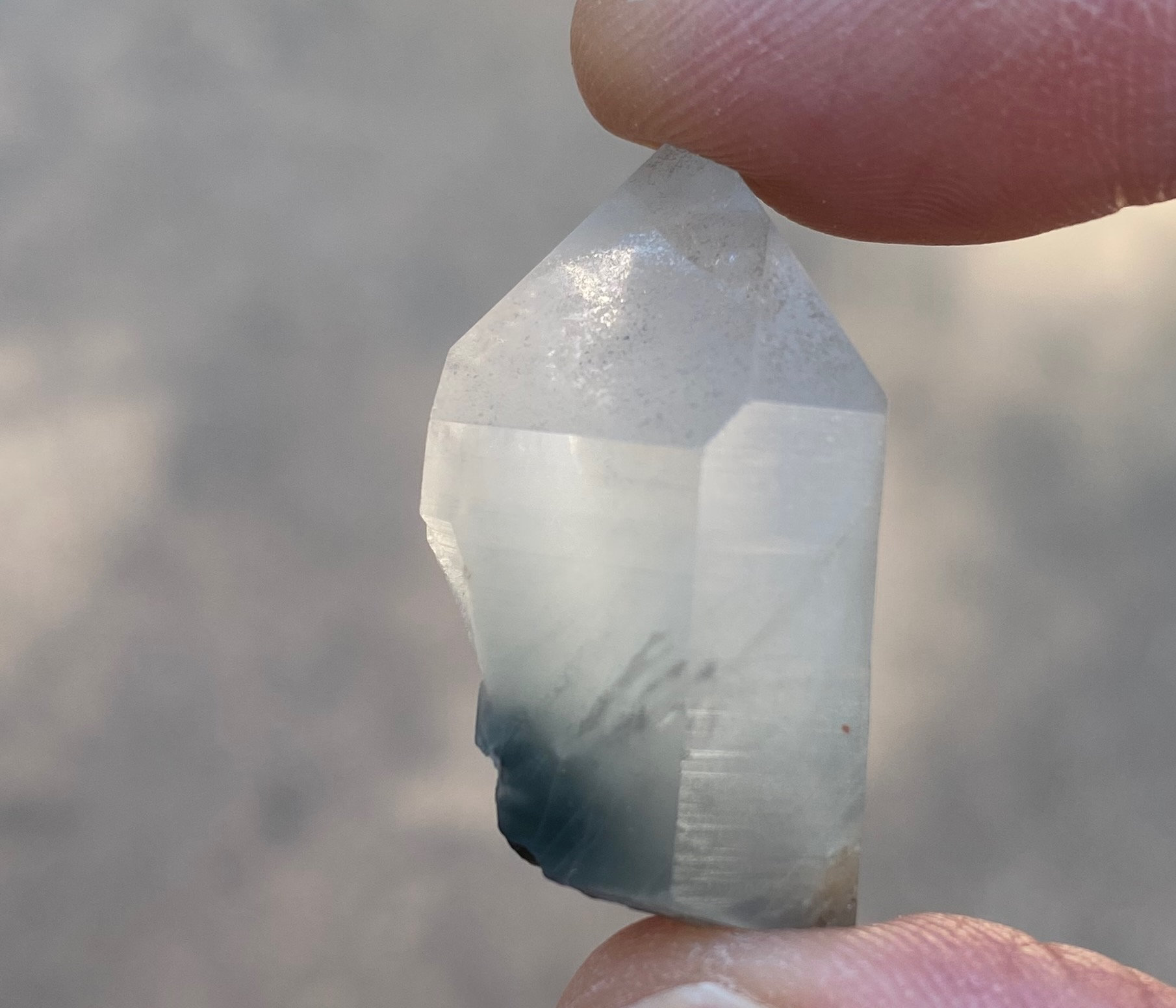 Rare Blue Tara Key Quartz, Blue Tara Tourmaline Included Key Quartz ...