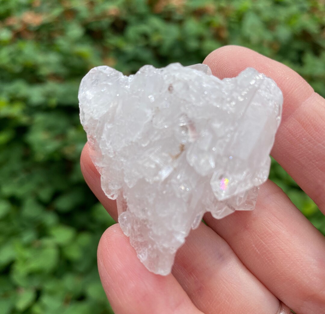 Pink Colombian Lemurian Elestial Quartz Cluster, Lemurian Elestial ...