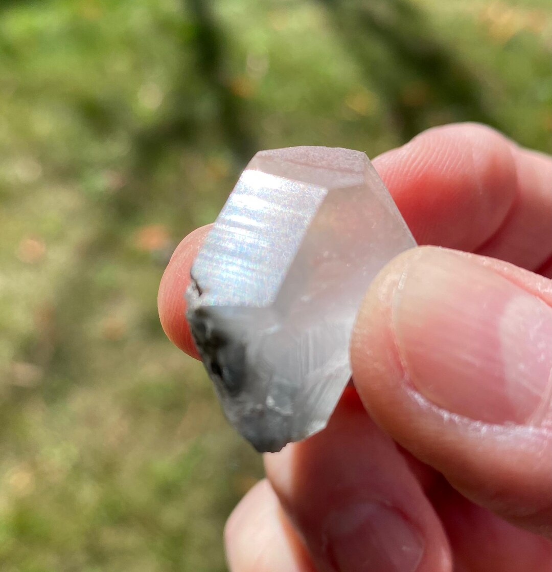 Blue Tara Key Quartz, Blue Tourmaline Included Key Quartz, Rare Blue ...