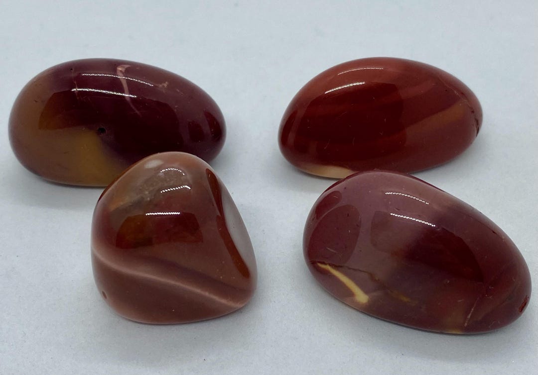 Group of 4 Tumble Mookaite, Group of 4 Australian Healing Stones ...