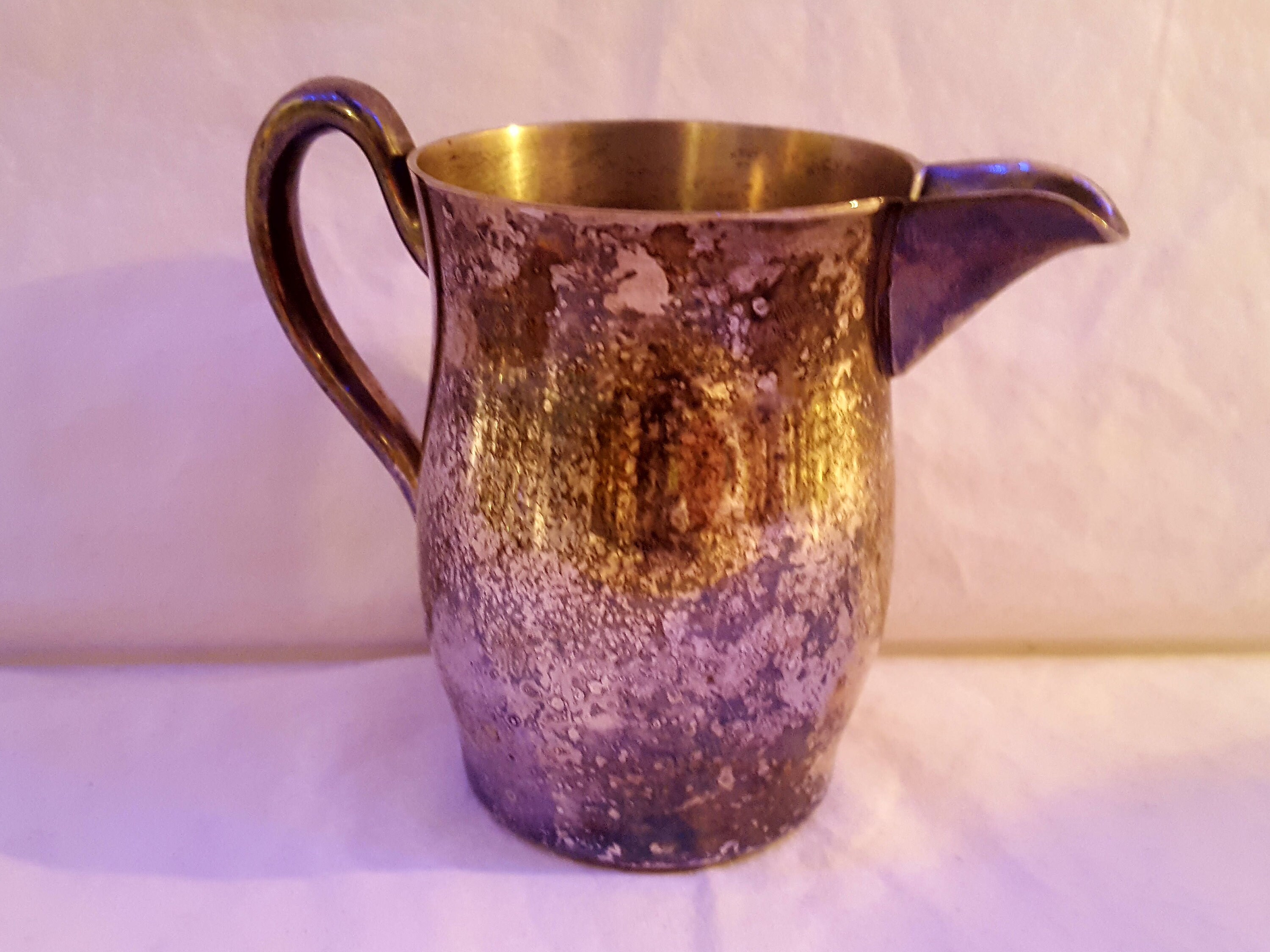 Silver Plated 3 Cream Pitcher Academy Silver on Copper - Etsy